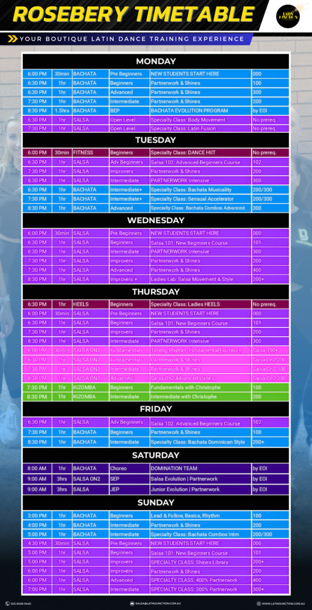 Best Salsa Dance Classes Sydney | Latin Junction
